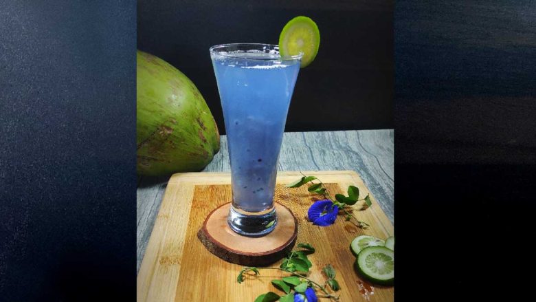 Blue Coconut Drink Recipe - Cookish Creation